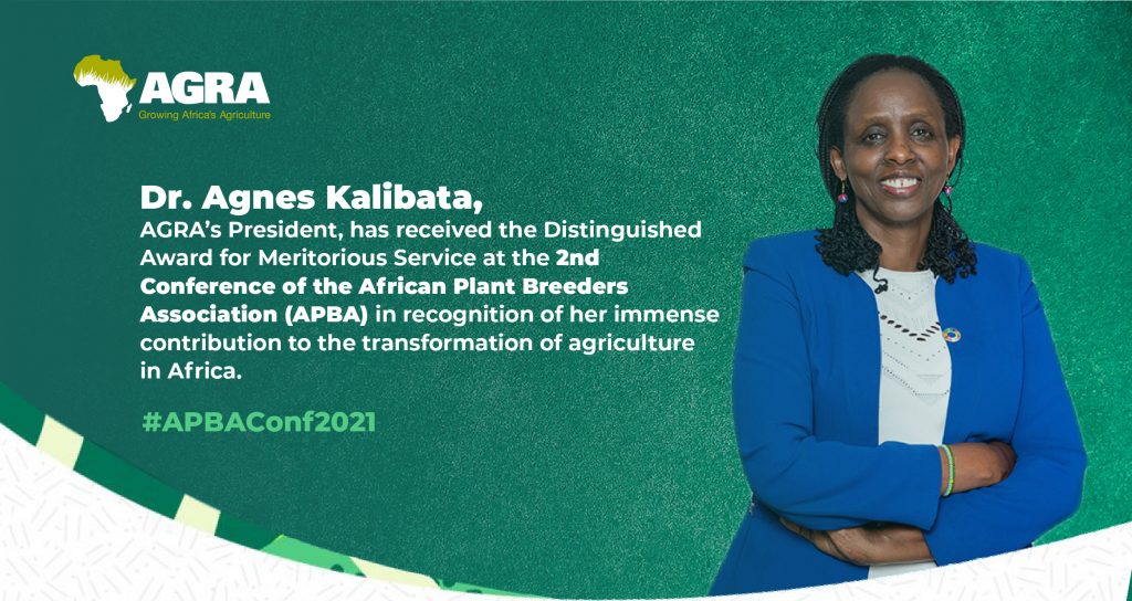 AGRA President Receives Prestigious Plant Breeders Award for Her ...